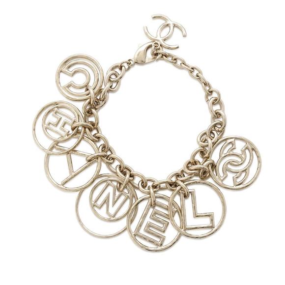 CHANEL | Jewelry | Chanel Bracelet Coco Mark Circle Metal B7c Chanel ...